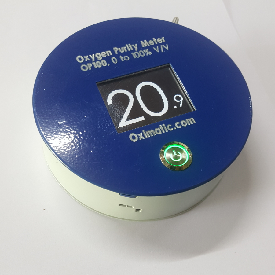 Oximatic Oxygen Purity Meter 0~100% range, Oxygen Gas Analyzer, Oxygen ...